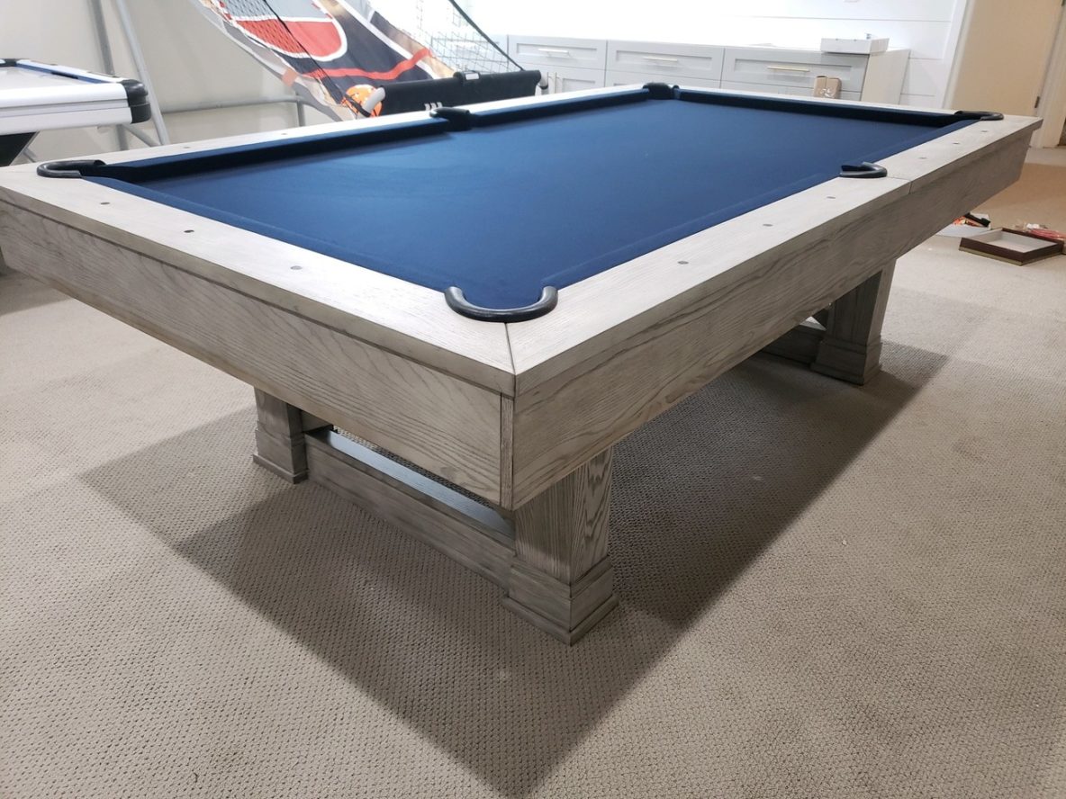 Nora 8' Slate Pool Table w/Dining Top Option - Vitale Billiards